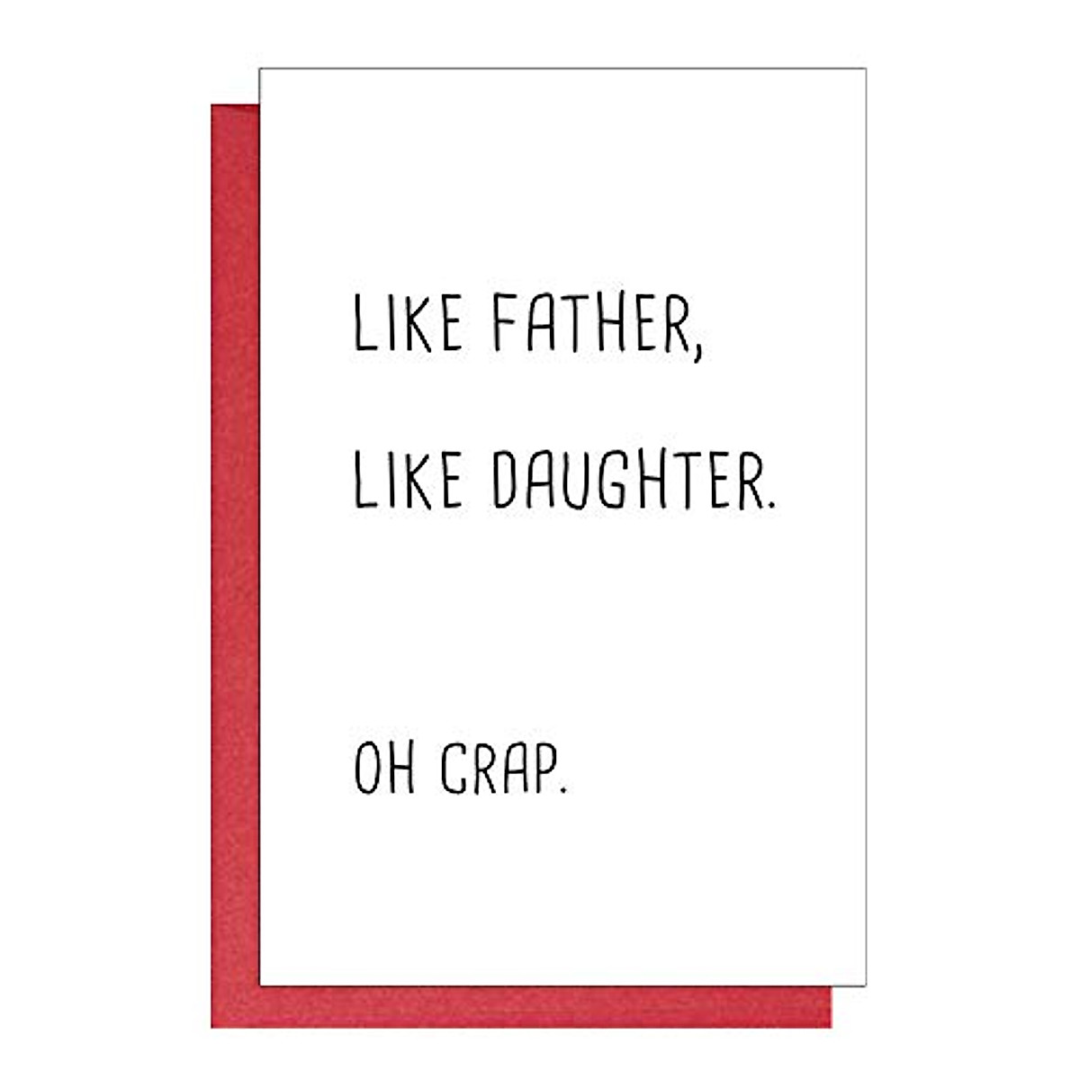 Maplelon Funny Birthday Card for Father, Joke Bday Card for Dad, Humorous Father's Day Card from Daughter…