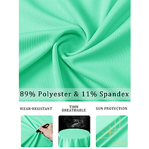 MAGCOMSEN Women Golf Shirt Short Sleeve Uv Sun Protection V Neck Tennis Tops Moisture Wicking Polo Shirts Mint Green S