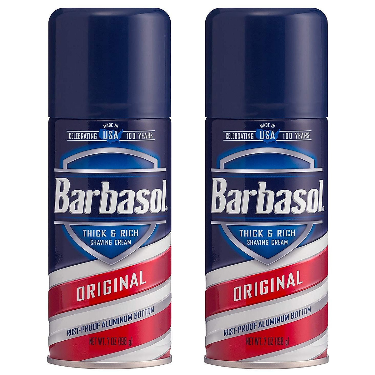 Barbasol Shave Cream 7 Ounce (Original, Pack of 2)
