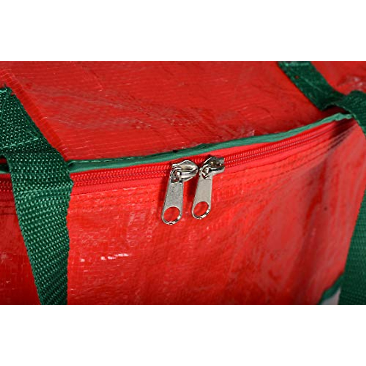 Handy Laundry Christmas Wreath Storage Bag, 30" X 7", Durable Tarp Material, Zippered, Reinforced Handle & Easy to Slip The Wreath in and Out, Protect Your Wreath from Dust, Insects, and Moisture