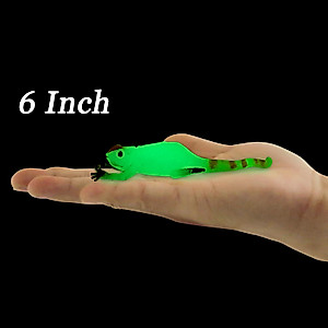 Glow in The Dark Lizard Set,12 Pack Stretchy Realistic Reptile Toy Set for for Kids Boys Girls,Great for Birthday,Themed Parties,Goodie Bag Fillers,Carnival Prizes