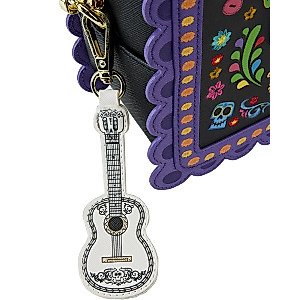 Loungefly Coco Miguel Calavera Floral Skull Crossbody Bag