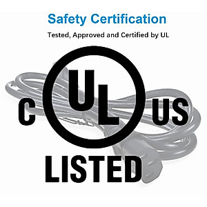 Dysead 6ft UL Listed AC Power Cord Cable Lead for Zojirushi NS-WRC10 5.5-Cup Micom Rice Cooker