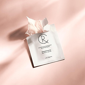 Contours Rx B5 Eyelid Prep Exfoliating Pads - Everyday Eyelid Cleansing Wipes & Makeup Remover Pads - Restorative Vitamin B5 Eyelid Cleanser Prep Pads to Brighten, Nourish & Hydrate (30 Pack)