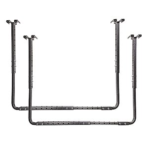 HyLoft 80844-10 34 in. x 26 in. Adjustable Garage Ceiling Mount Storage Rack Kit - Hammertone