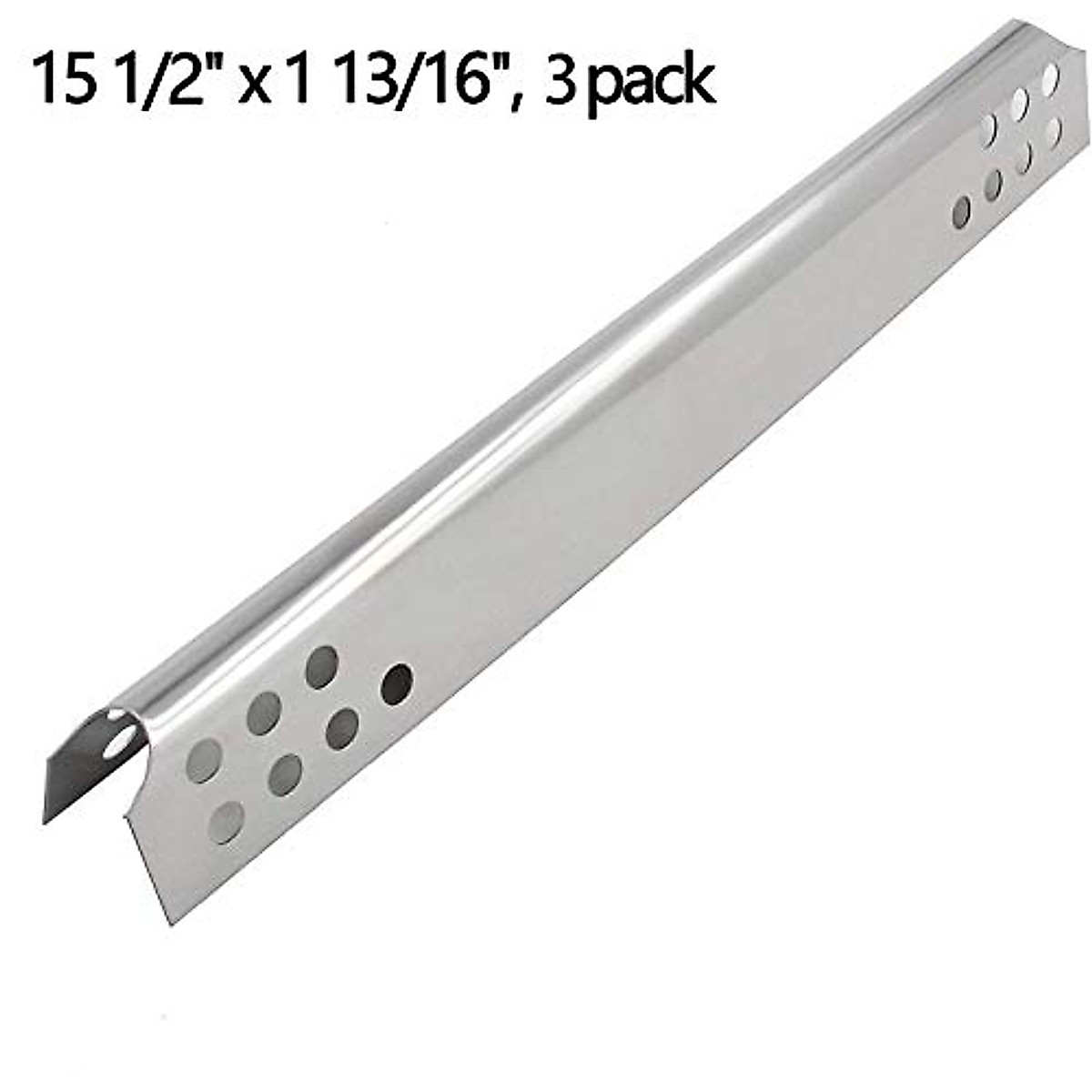 Hongso Grill Parts for Charbroil 466242815 466242716 466242715 463276016 463242716 Models, 17" Grill Grates 3 Pack Heat Plates Burner Tubes Carryover Tubes and Burner Rear Support Brace Included