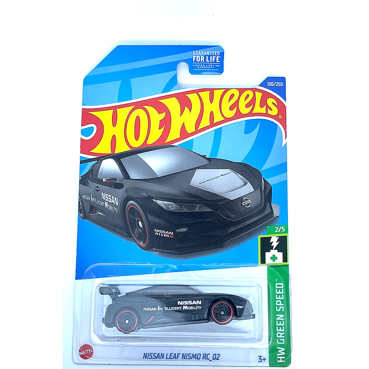 Hot Wheels 2022 - Nissan Leaf RC-02 - HW Green Speed 2/5 [Black] 100/250