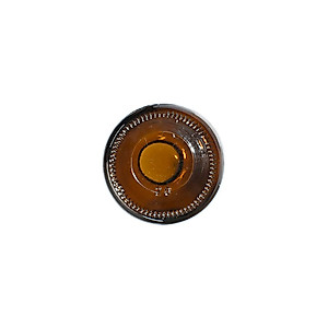 (Pack of 16) 16 oz. Amber Boston Round with Black Poly Cone Cap and 16 Black Trigger Sprayers