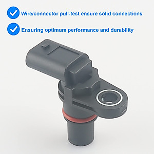 Camshaft Position Sensor, Cam Sensor Replace 07L905163C, 907-867, 07L-905-163-C Compatible with Audi VW - A3 A4 A5 A6 A7 A8 Quattro Q5 Q7 R8 S4 S5 S6, Beetle CC Eos GTI Jetta Passat Touareg, More