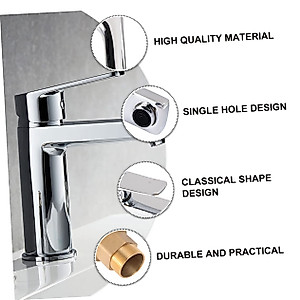 Homoyoyo 1pc Water Tap Water Spigot Vessel Faucet Heart Shaped Rug Wash Basin Faucets Lavatory Faucet Outdoor Kitchen Faucet Faucets for Bath Sinks Vessel Sink Faucet Metal Copper Handle