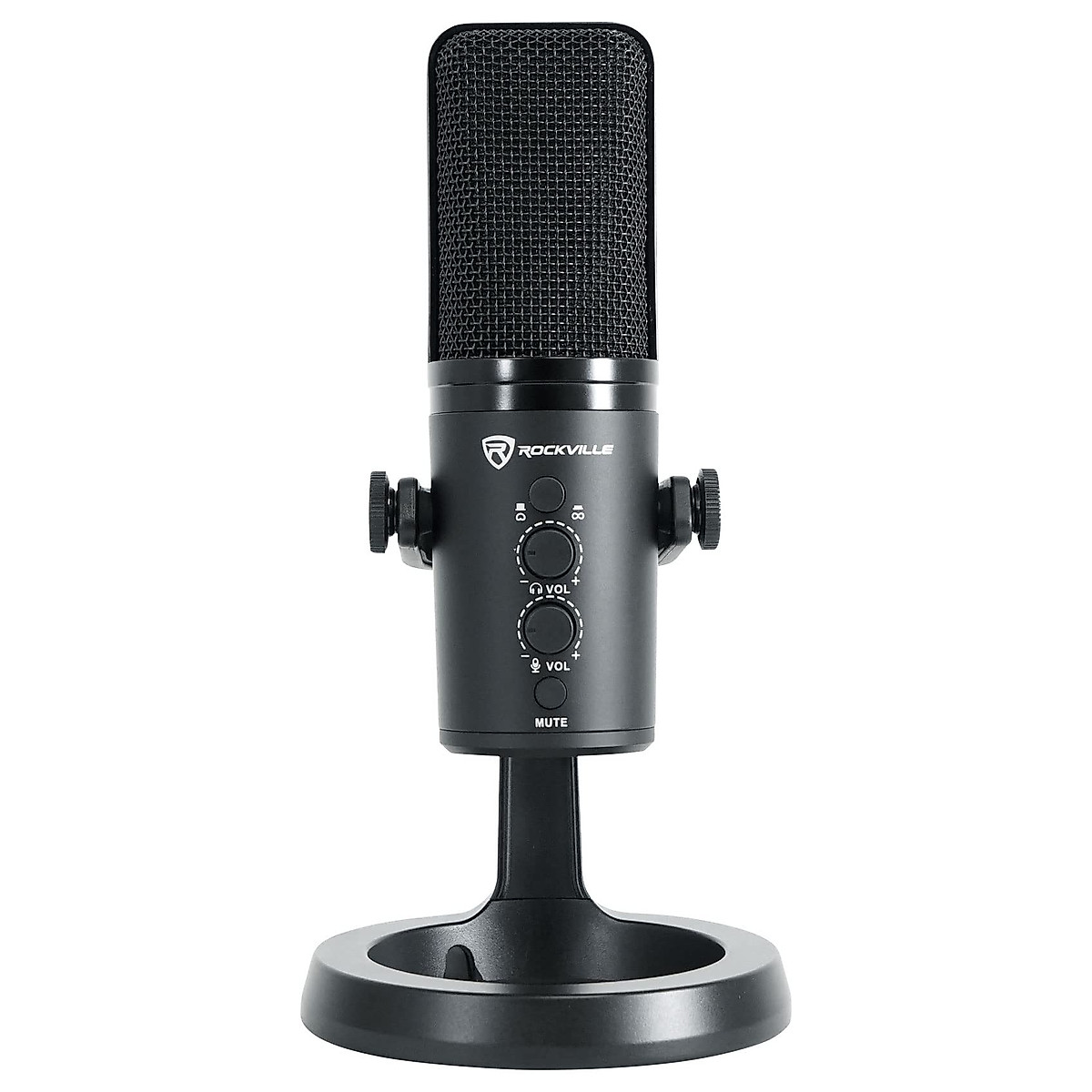 Rockville Rock-Stream PRO Gaming Streaming Recording Dual Pattern USB Microphone