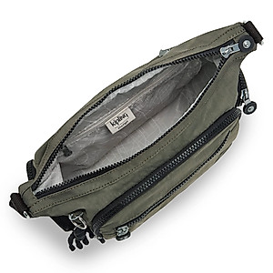 Kipling Womens Gabbie Small Bag, Lightweight Everyday Purse, Casual Shoulder Crossbody Bag, Green Moss, Small US