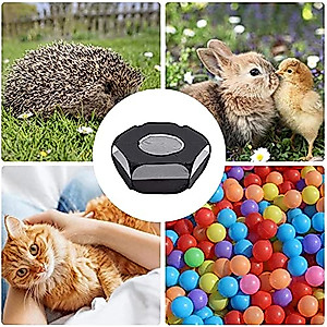 Mantouxixi Small Animal Playpen with Cover, Animal Chinchilla, Hamsters, Bunny, Rabbits, Kitten Kitten Ferret Playpen with Cover - Black