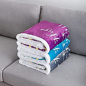 Piwaka Hug Blanket Gifts for Loved One - Cosy Sherpa Fleece Blanket in Grey | Machine Washable Plush Blankets - Heartwarming Gifts | Sentimental Gifts | Get Well Soon Gifts for Women | Get Well Gifts