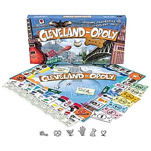 Late for the Sky Cleveland-opoly - City in a Box Board Game