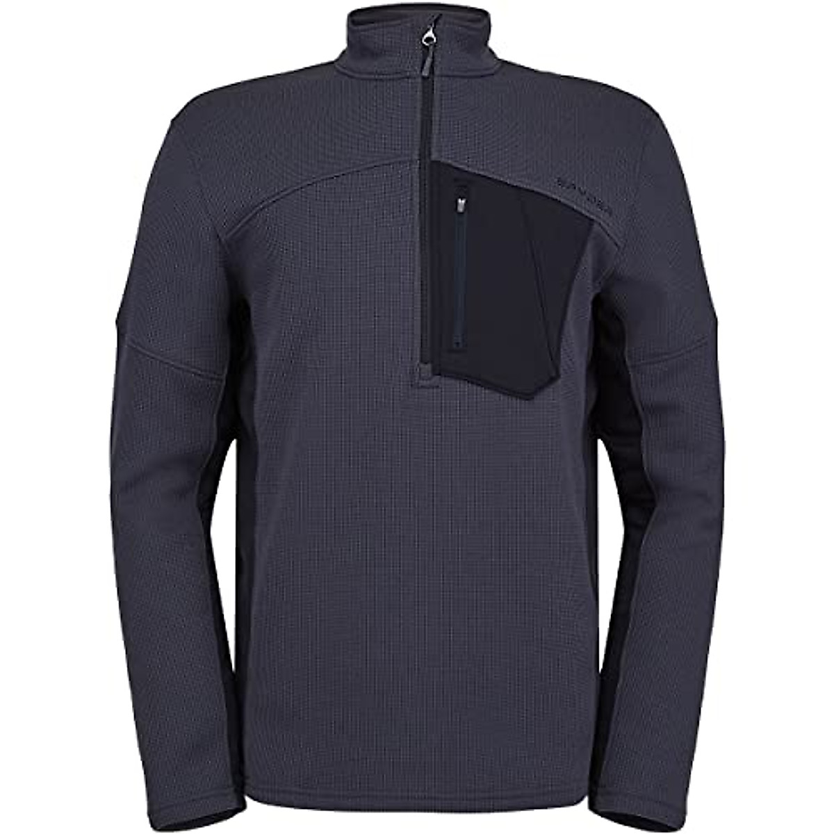 Spyder Active Sports Mens Bandit Half Zip, BLK RED, Large