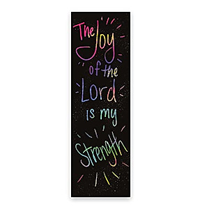 The Joy of the Lord is My Strength, Bulk Pack of 25 Christian Bookmarks for Kids, Childrens Bible Verse Book Markers, Sunday School Prizes with Memory Verses, Scripture Gifts for Kids & Youth