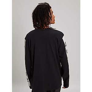 Burton Mens Lowball Long Sleeve, True Black, X-Large