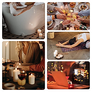 Visgaler 150 Pcs Upgrade Wooden Candle Wicks. Thickened Wood Wicks Made from Cherry Wood. Natural Crackling Wicks, Environmentally-Friendly Smokeless Candle Wicks (50 Set)