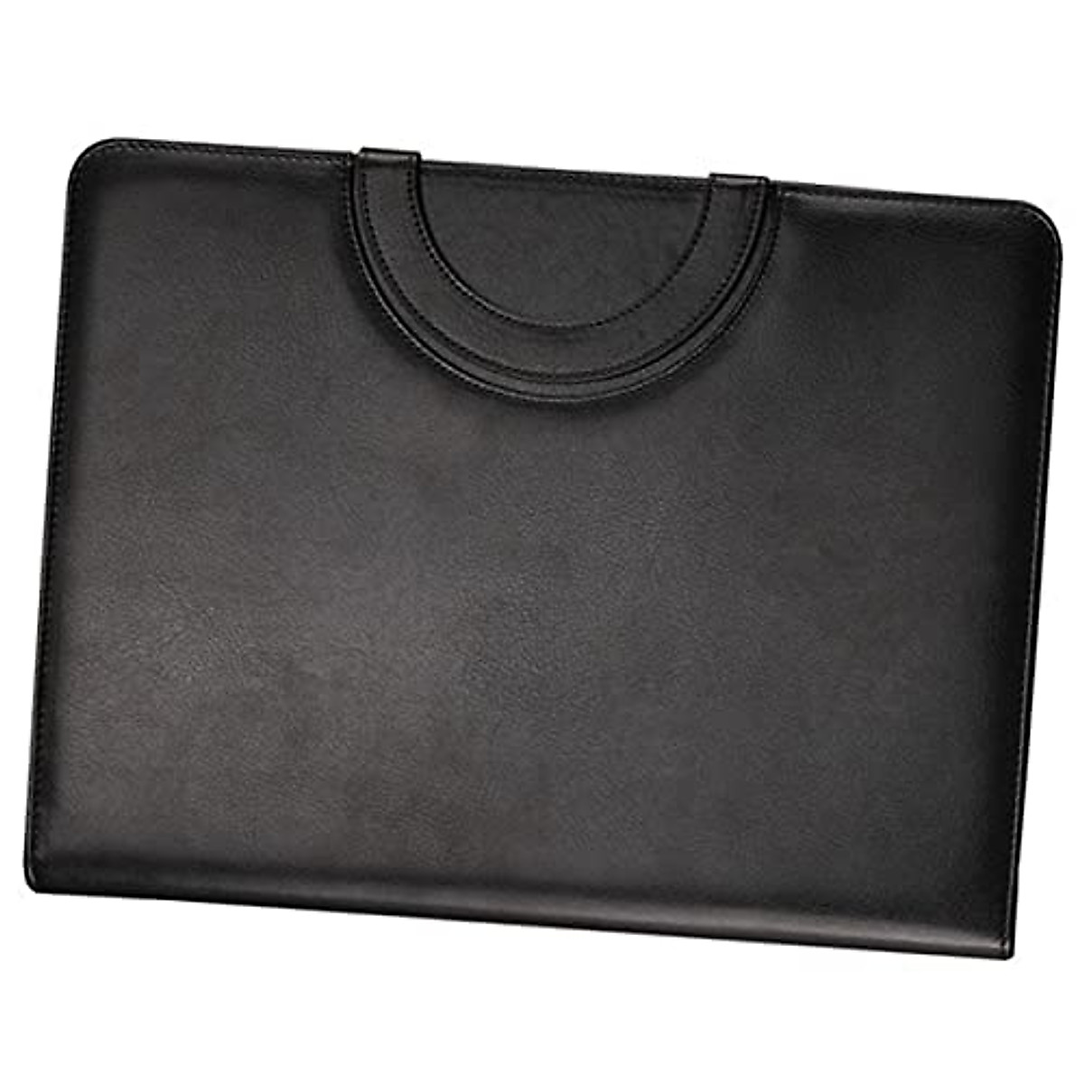 Ciieeo Multifunction Folder Zipper Portfolio Document Storage Pouch Tote Insert Organizer Document Organizer Bags Leather Certificate Bag Zip Binder Canvas Travel Business Book Portable