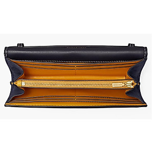 Tory Burch T Monogram Jacquard Chain Wallet 135846 Tory Navy 405