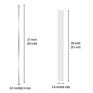 Flexzion Impulse Sealer Replacement Parts Repair Kits for Flexzion Impulse Heat Sealer 600W 20-inch Heat Sealers, PTFE & Heat Seal Strips, Replacement Elements, Pack of 10