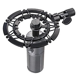 Razer Seiren X Shock Mount Reduces Vibration Noise Matching Mic Boom Arm Stand Compatible for Razer Seiren X Mic by YOUSHARES