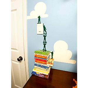 Set of 18 Army Men Acrylic Green Wall Decorations for a Kid's Toy Story Room or Andy's Room Nursery