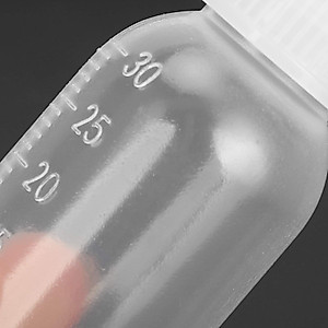 10Pcs Empty Airbrush Bottles, 30ml Paint Storage Bottles Replacement Jars with Scale