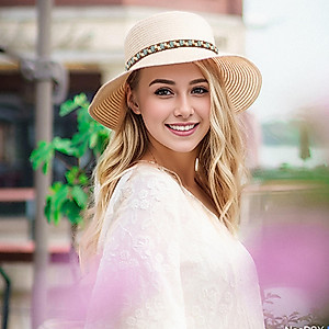 phnydreg 8PCS Cowboy Hat Bands Ethnic Western Hat Bands for Cowboy Hats Beaded Hat Bands for Women Cowgirl Men