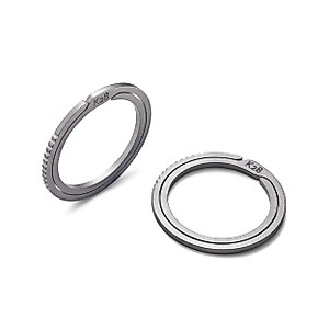 BANG TI Titanium Quick Release Keyrings Side Pushing Operation (5-Pack, K28)