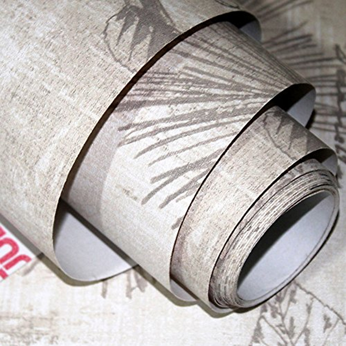 SimpleLife4U Blue Birds Contact Paper Handwriting Pattern Self-Adhesive Shelf Liner Locker Sticker 17.7 Inch By 9.8 Feet