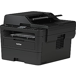 Brother MFC-L27 50DW All-in-One Wireless Monochrome Laser Printer, 36ppm, 2.7” Color Touch, Automatic duplex (2-sided), Durlyfish USB Printer Cable