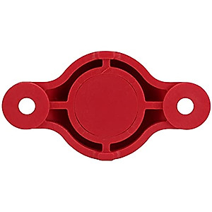 Fastronix 1/2" Heavy Duty Stainless Steel Single Stud Power and Ground Junction Block with Red and Black