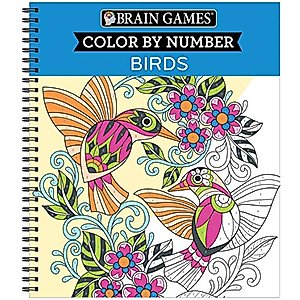 Brain Games - Color by Number: Birds