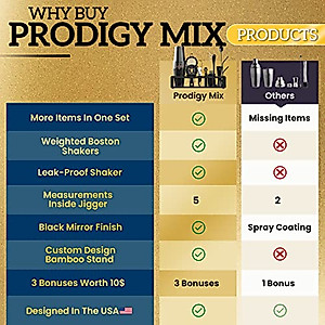 The Complete Mixology Bartender Kit 20-Piece Boston Cocktail Shaker Set - Premium Bar Accessories & Tools Set, Bonus Velvet Bag & Recipe Cards, Stainless Steel Drink Mixer (Gunmetal-Black, 20-Piece)