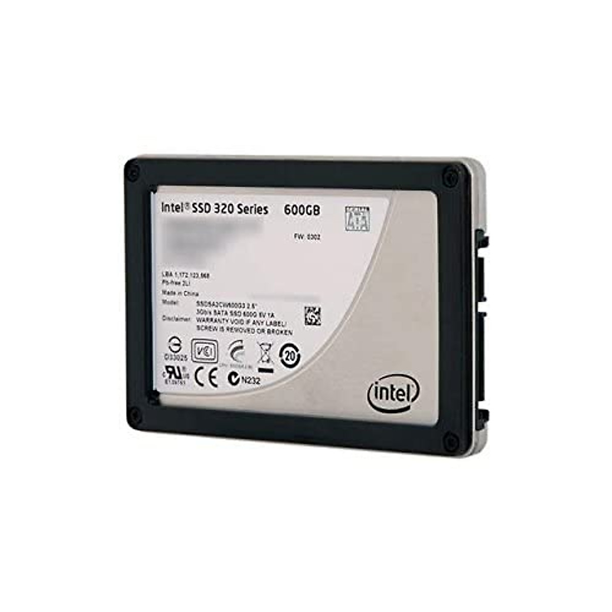 Intel 320 Series 600 GB SATA 2.5-Inch Solid-State Drive SSDSA2CW600G310