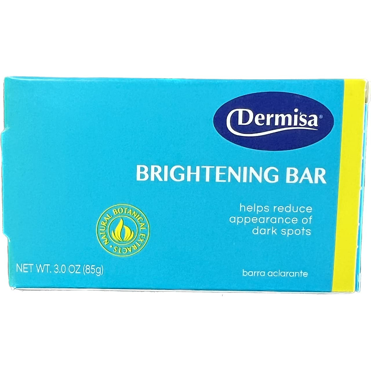Dermisa Brightening Bar with Kojic Acid, Licorice Root, Bearberry Extract | NO PARABENS, NO SULFATES | 3 OZ | Pack of 3