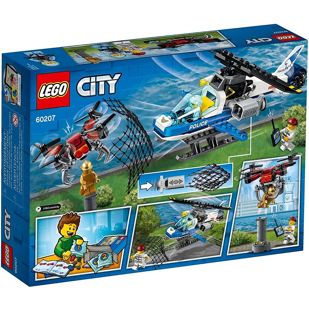 LEGO City Sky Police Drone Chase 60207 Building Kit (192 Pieces)