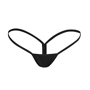 Justgoo Womens Sexy G-String Micro Back Thongs Panties Underwear Low Rise T-Back Underpants
