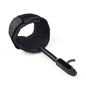 Hunter Ian Archery Compound Bow Quick Shot Release Buckle Strap Black Trigger Caliper Shooting Left & Right Hand