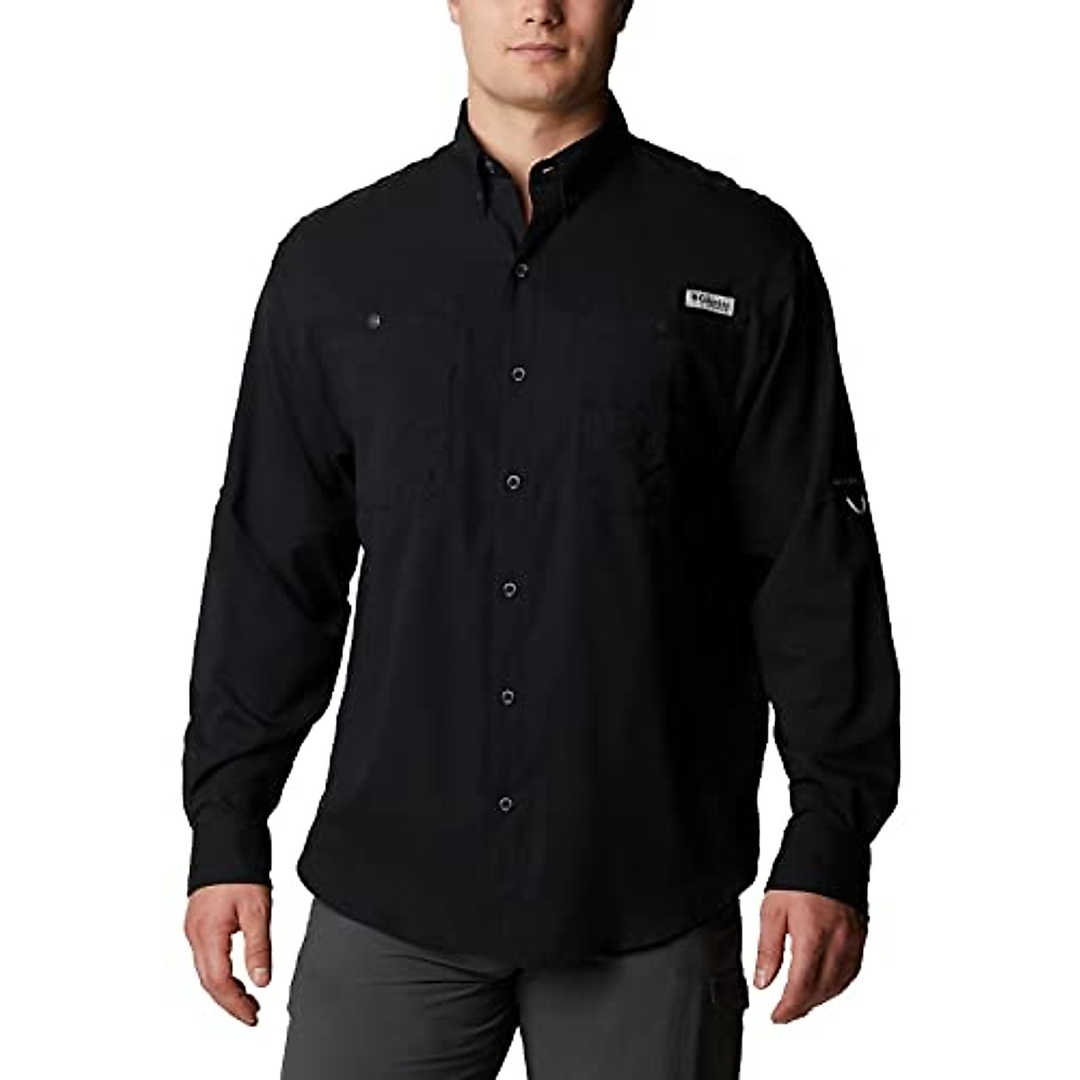 Columbia Sportswear Long Sleeve Tamiami II Shirt BLACK Lg
