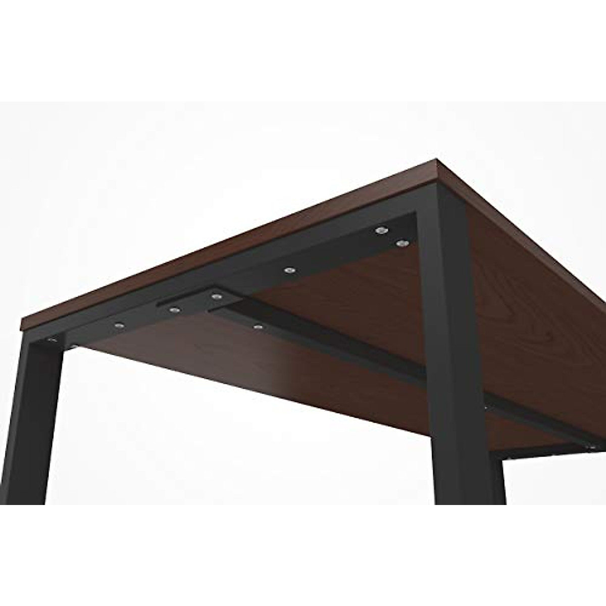 HON Basyx Commercial-Grade Executive Desk, 55", Walnut