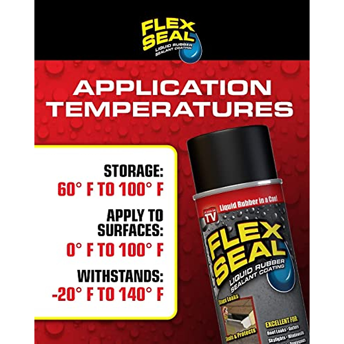 Flex Seal, 14 oz, 2-Pack, Green, Stop Leaks Instantly, Waterproof Rubber Spray On Sealant Coating, Perfect for Gutters, Wood, RV, Campers, Roof Repair, Skylights, Windows, and More