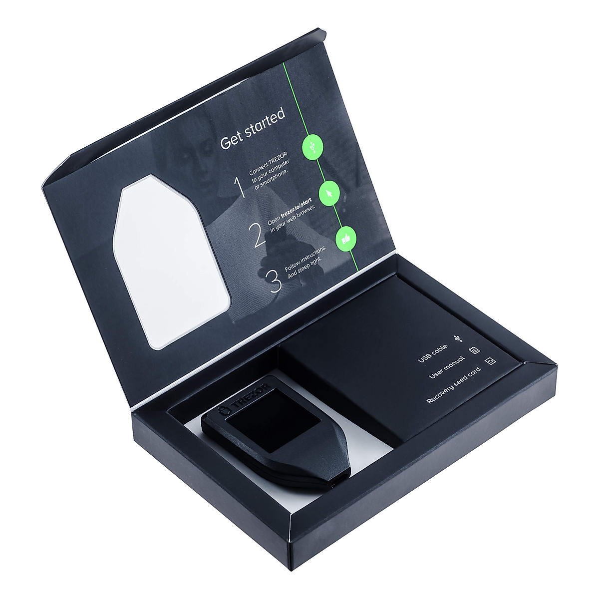 Trezor Model T - Crypto Hardware Wallet with LCD Touchscreen, Protecting Bitcoin & 1000's of Coins with Maximum Security