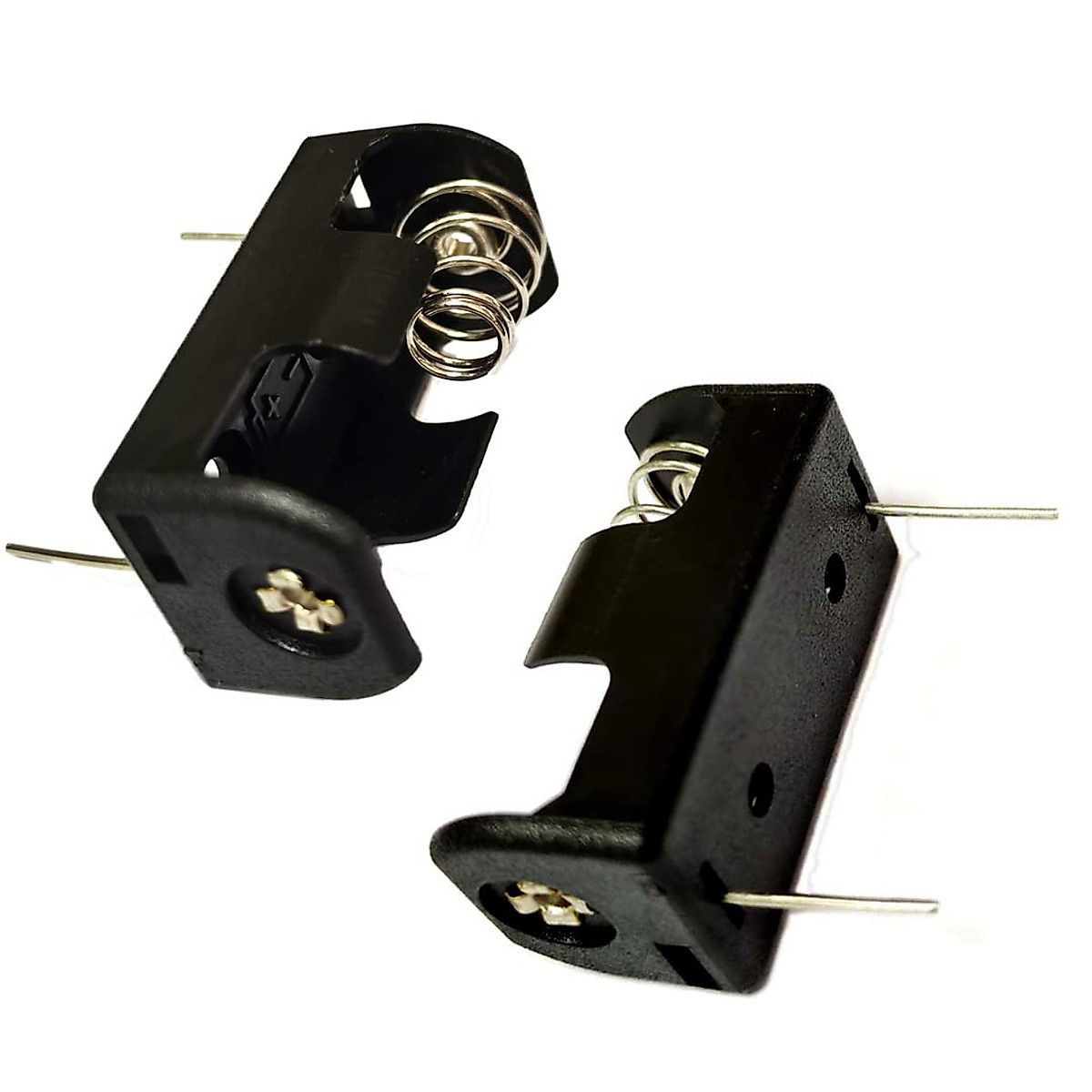 LampVPath (Pack of 2 14250 Battery Holder, 1/2AA Battery Holder, ER14250 Battery Holder, 1/2AA 3.6V Battery Holder with PCB Solder Mounting Lead