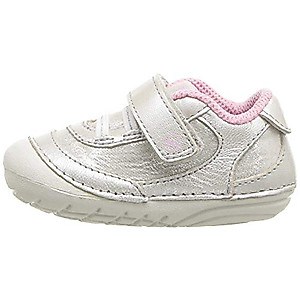 Stride Rite baby girls Soft Motion Jazzy Sneaker, Champagne, 3.5 Infant US
