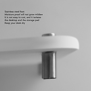 Jeanoko Drying Mat, Fast Drying Sink Tray Anti Slip Water Absorption Diatomaceous Earth Sink Caddy Organizer Sponge Holder Stand for Bathroom Kitchen (White) Tableware