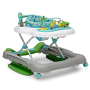 Delta Children 4-in-1 Discover & Play Musical Walker, Bubbly