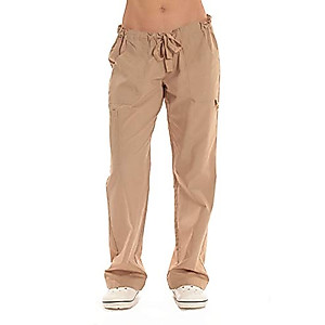 Just Love Cargo Solid Scrub Pants for Women 6826-KHA-XL Khaki